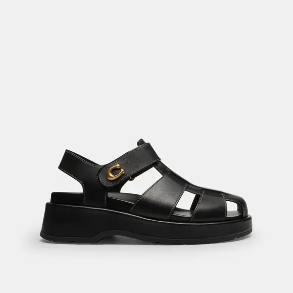 COACH Sculpted C Fisherman Sandal