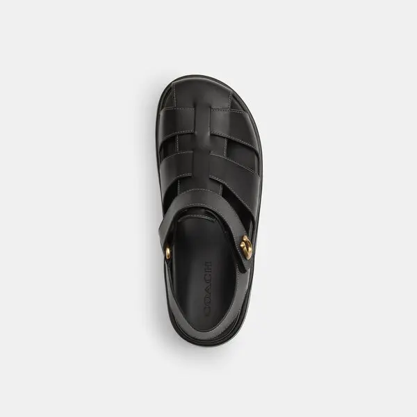 COACH Sculpted C Fisherman Sandal