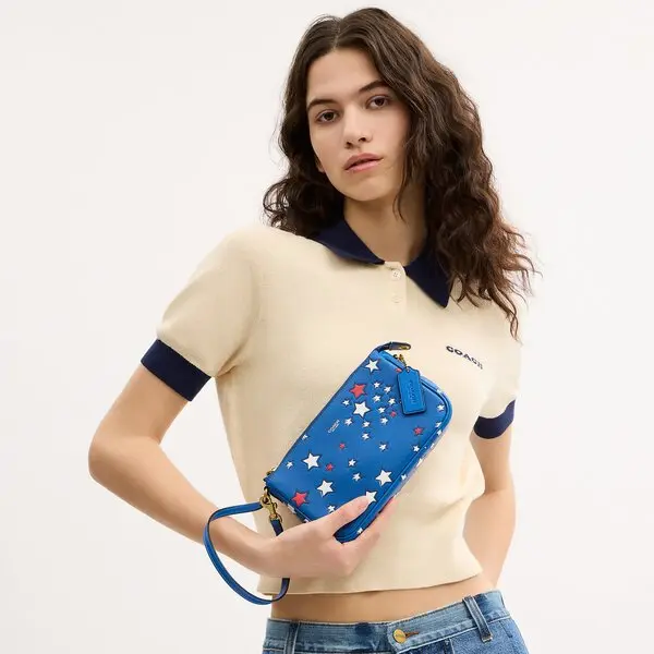COACH Plaza Bag With Americana Star Print