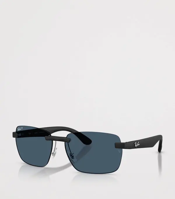 Ray-ban Rectangular Rimless Sunglasses