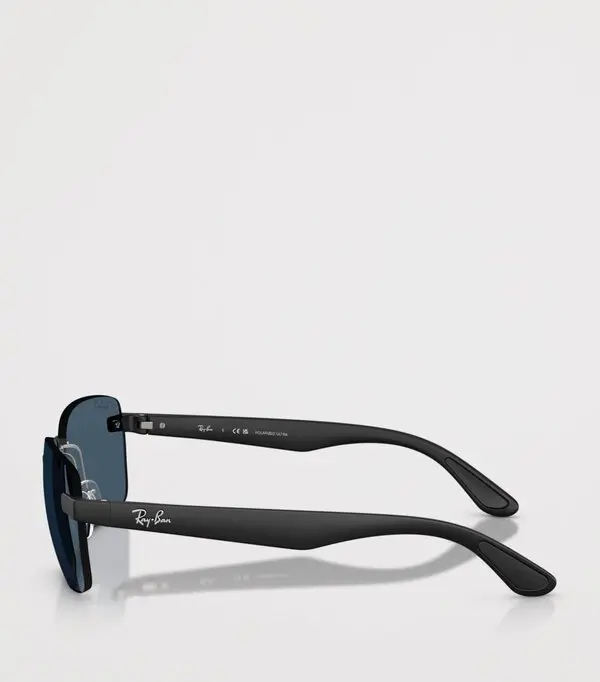 Ray-ban Rectangular Rimless Sunglasses