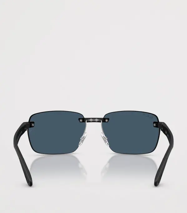 Ray-ban Rectangular Rimless Sunglasses