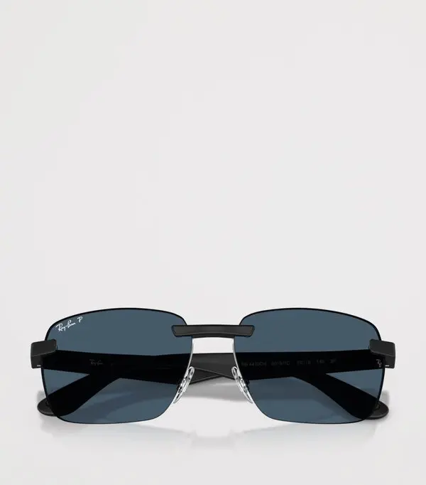Ray-ban Rectangular Rimless Sunglasses