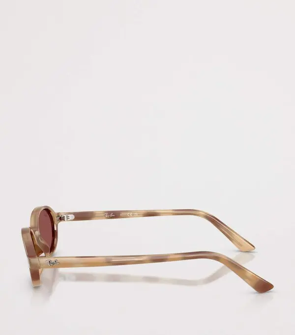 Ray-ban Oval Sunglasses - Brown