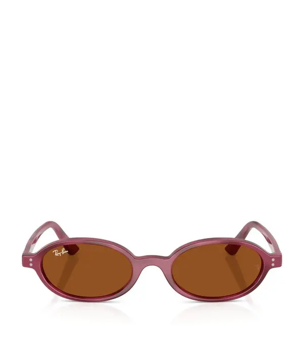 Ray-ban Oval Sunglasses - Purple