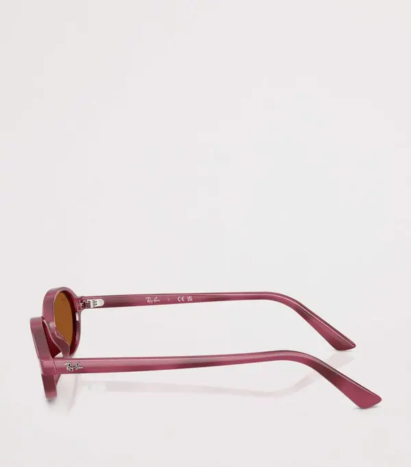 Ray-ban Oval Sunglasses - Purple