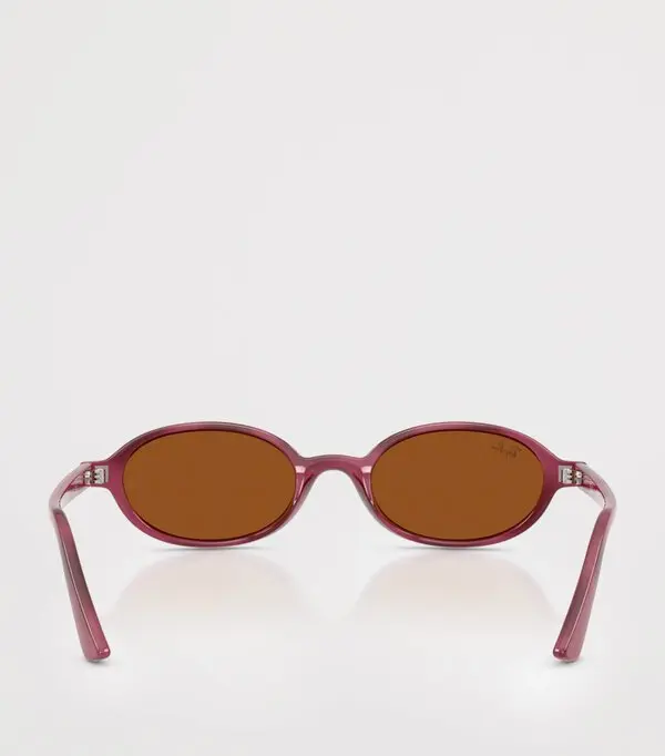 Ray-ban Oval Sunglasses - Purple