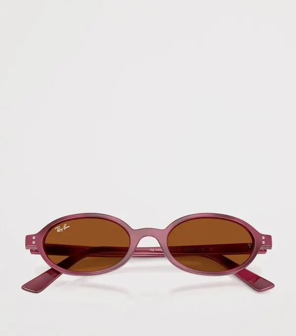 Ray-ban Oval Sunglasses - Purple