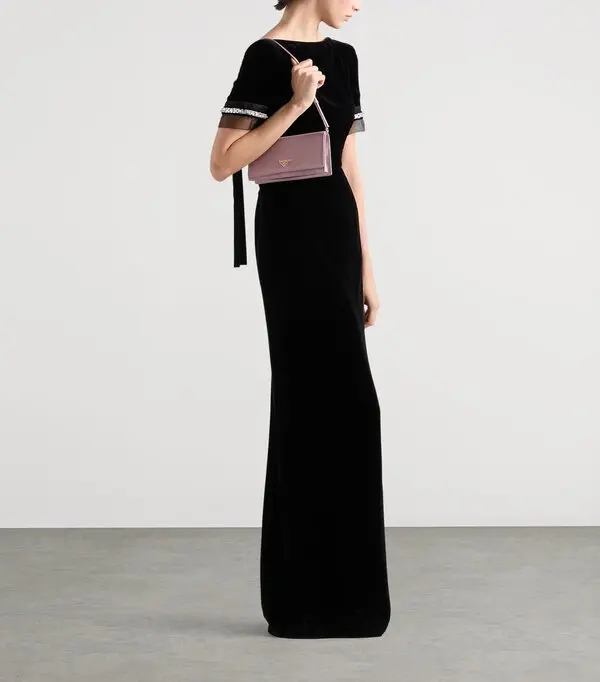 Prada Mini Satin Shoulder Bag