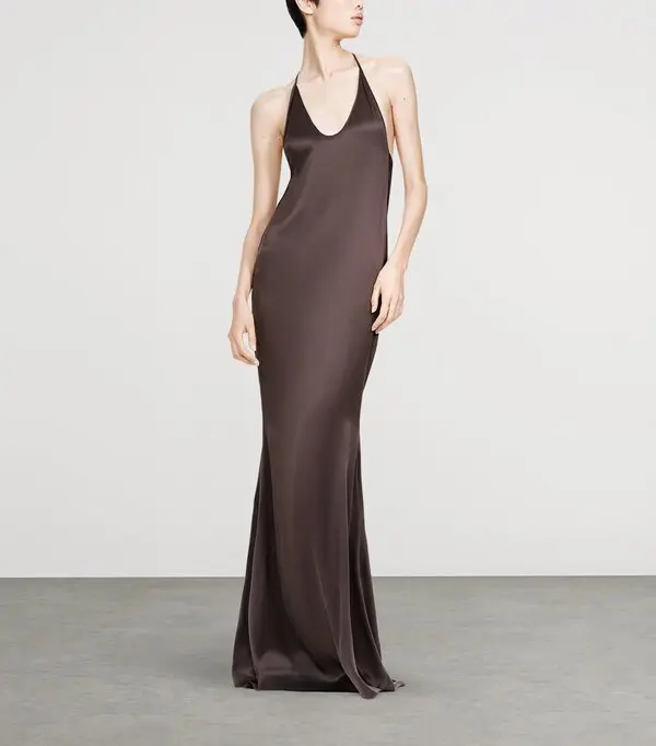 TOM FORD Silk Halterneck Maxi Dress
