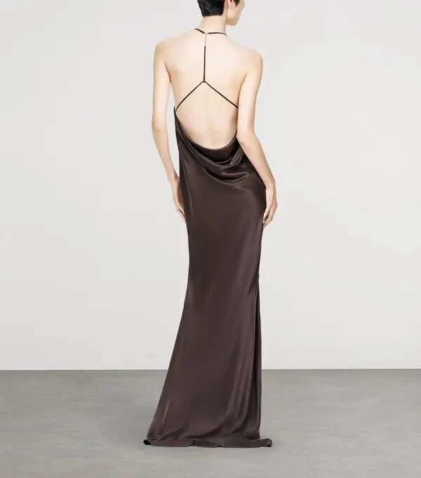 TOM FORD Silk Halterneck Maxi Dress