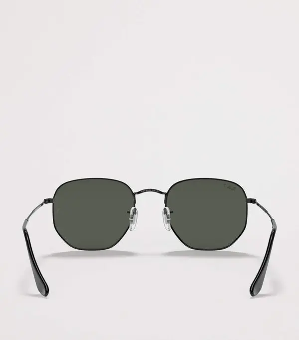 Ray-ban Metal Hexagonal Frame Sunglasses