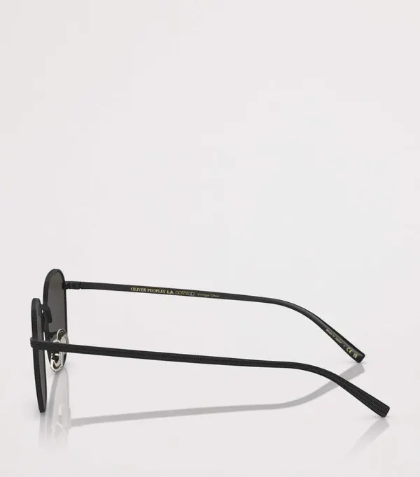 Oliver Spencer Titanium Rynn Square Sunglasses
