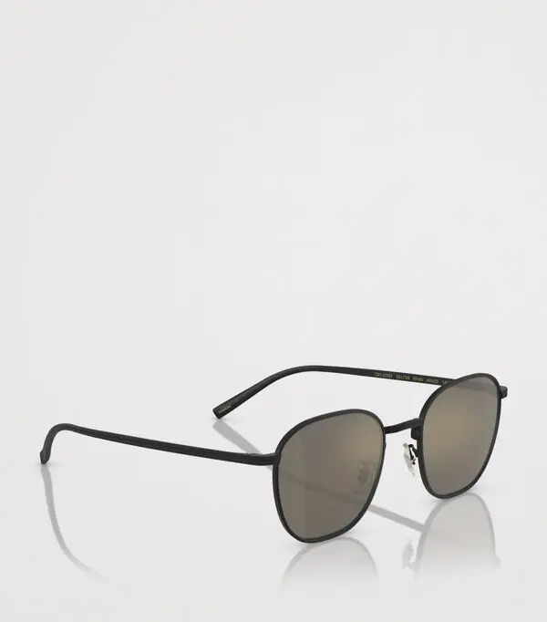 Oliver Spencer Titanium Rynn Square Sunglasses
