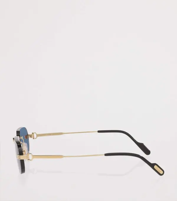 Cartier Première De Rectangle Sunglasses