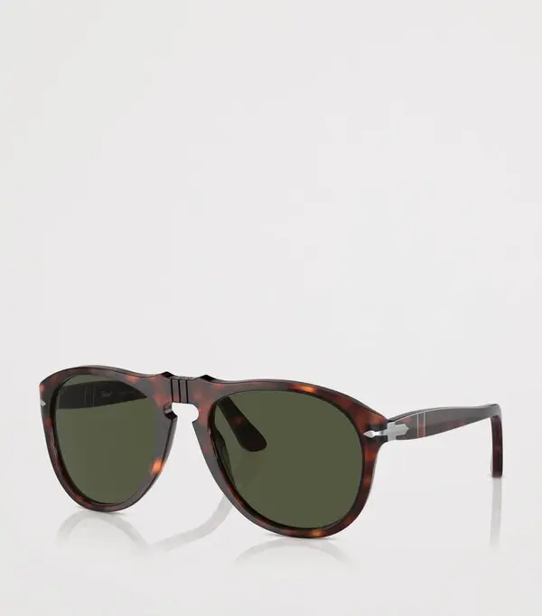 Persol Tortoiseshell Pilot Sunglasses
