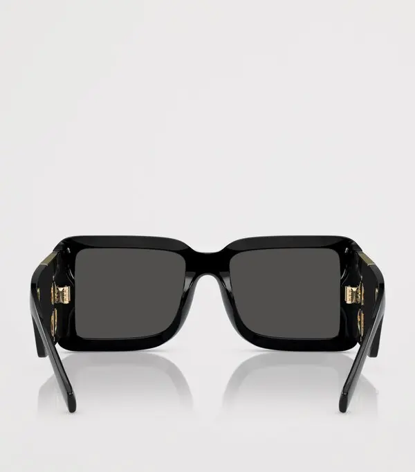 Burberry Oversized Square Monogram Sunglasses