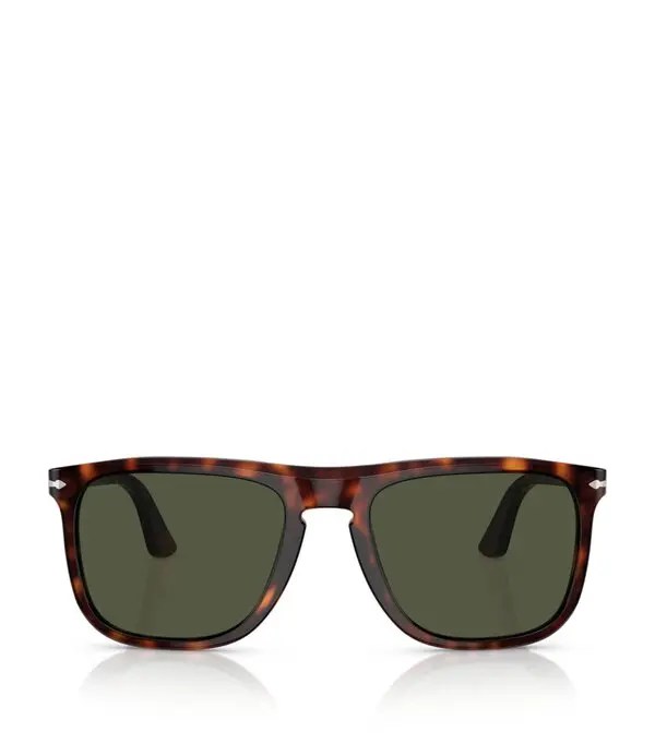 Persol Square Pilot Sunglasses - Brown