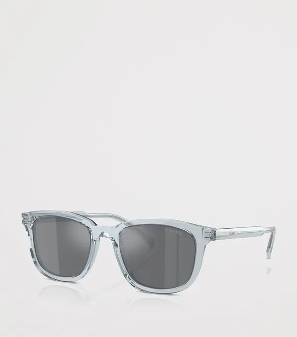 Prada Acetate Pillow Sunglasses - Clear