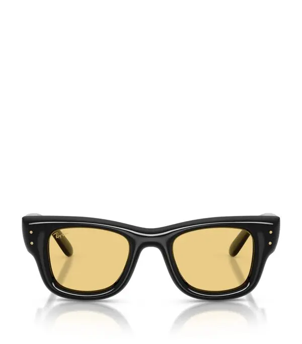 Ray-ban Wayfarer Puffer Square Sunglasses - Black