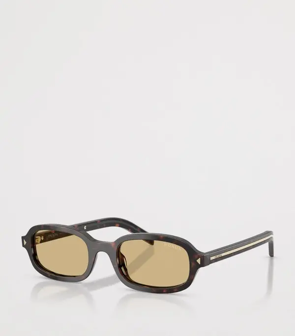 Prada Acetate Oval Sunglasses