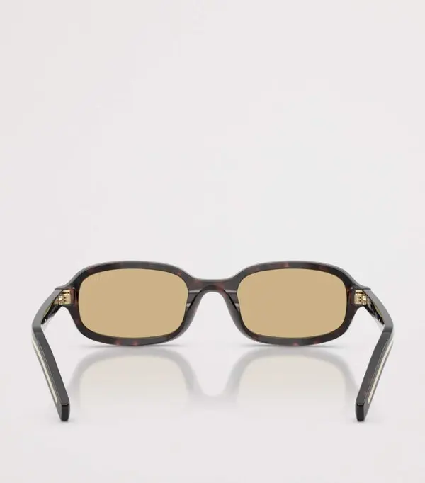 Prada Acetate Oval Sunglasses
