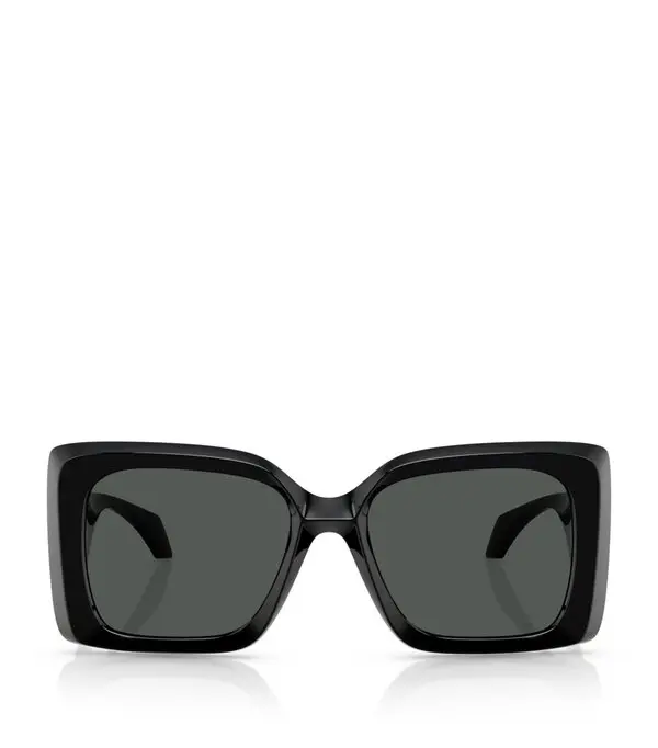 Versace Square Irregular Sunglasses - Black