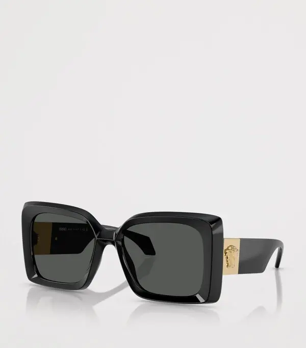Versace Square Irregular Sunglasses