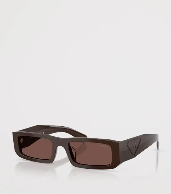 Prada Acetate Rectangle Sunglasses