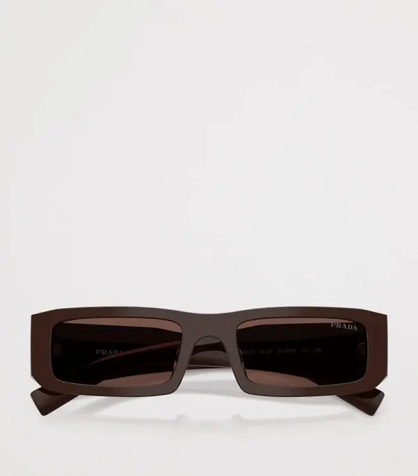 Prada Acetate Rectangle Sunglasses