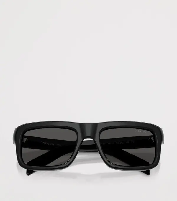 Prada Acetate Square Frame Sunglasses
