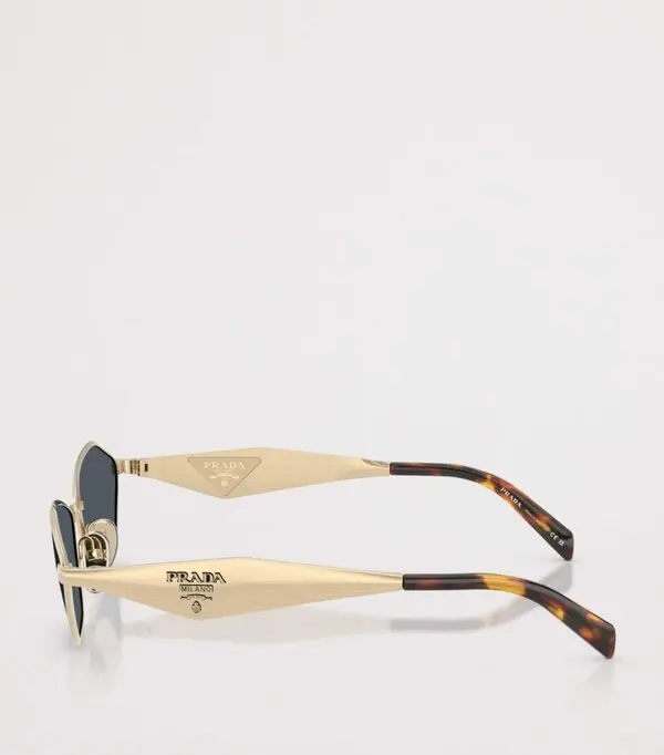 Prada Metal Irregular Frame Sunglasses