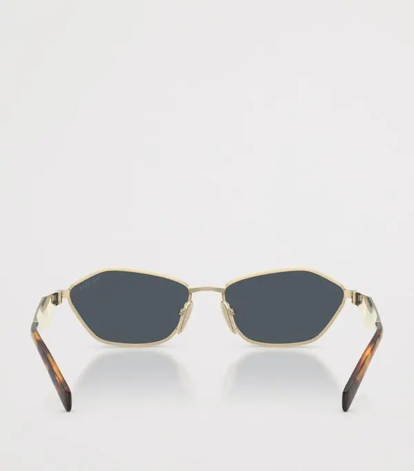 Prada Metal Irregular Frame Sunglasses