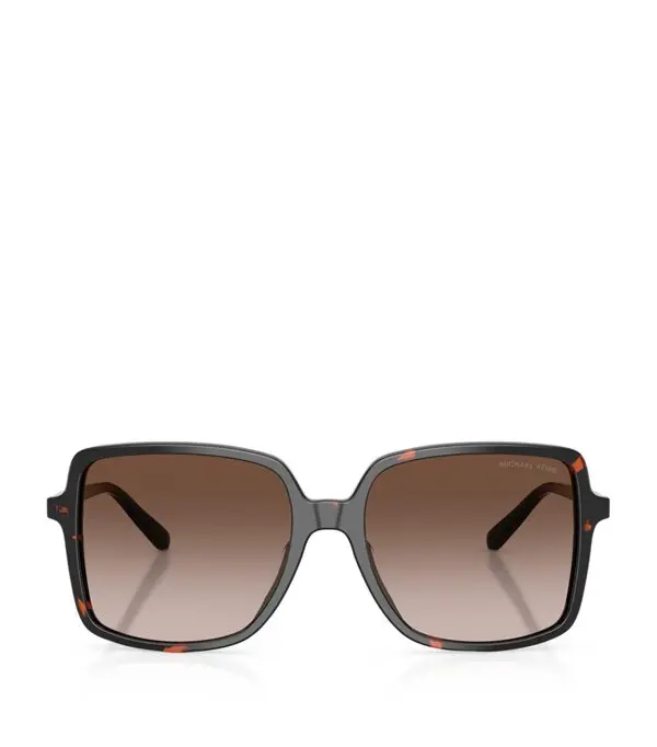 Michael Kors Isle Of Palms Oversized Square Frame Sunglasses - Brown