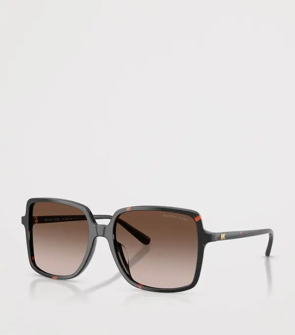 Michael Kors Isle Of Palms Oversized Square Sunglasses - Brown