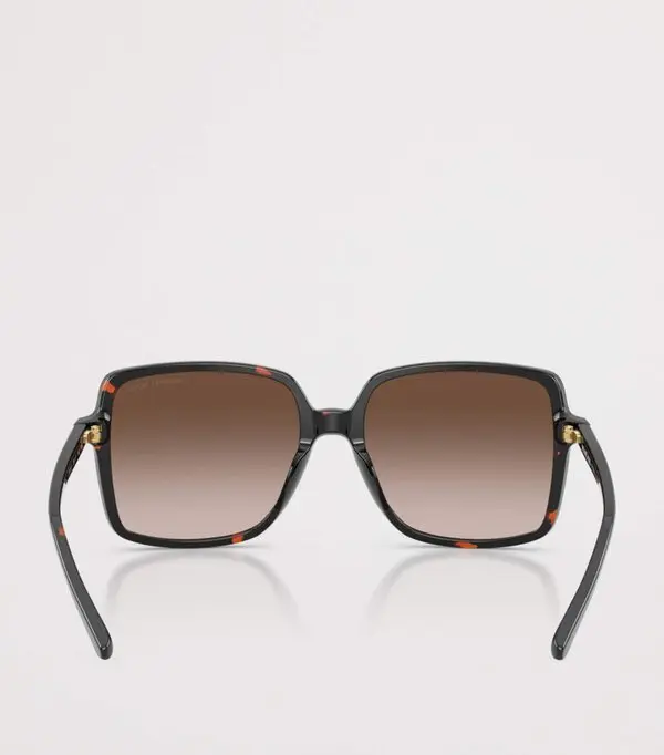 Michael Kors Isle Of Palms Oversized Square Sunglasses - Brown