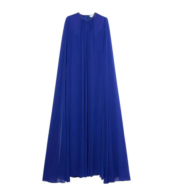 Marina Rinaldi Chiffon Cape Maxi Dress