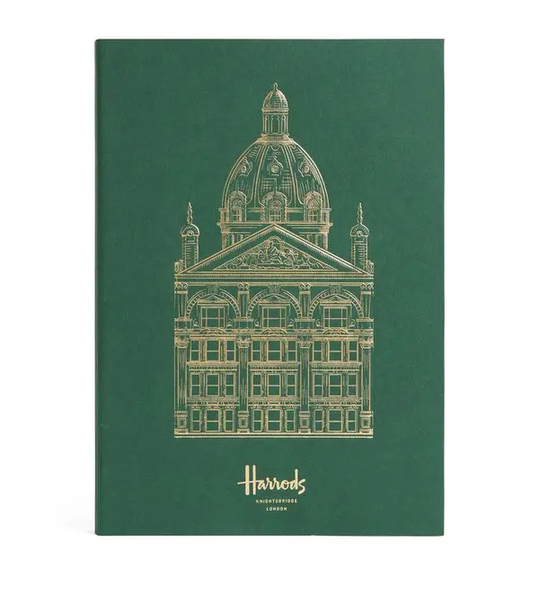 Harrods A5 Notebook - Green