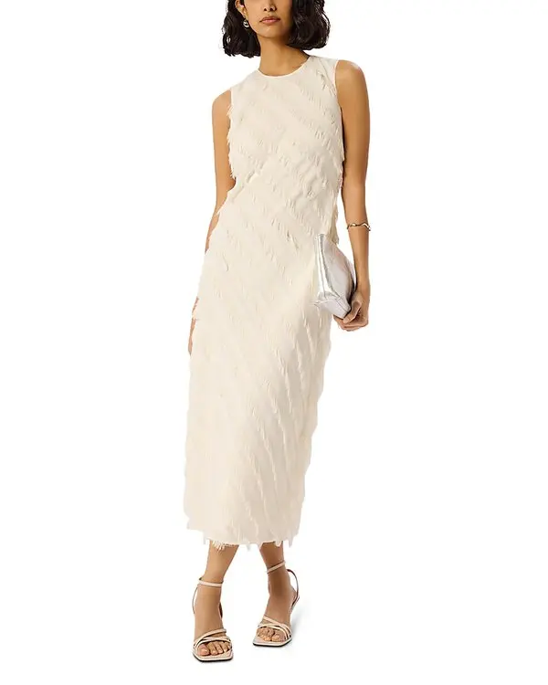 Whistles Diagonal Fringe Dress Exclusive