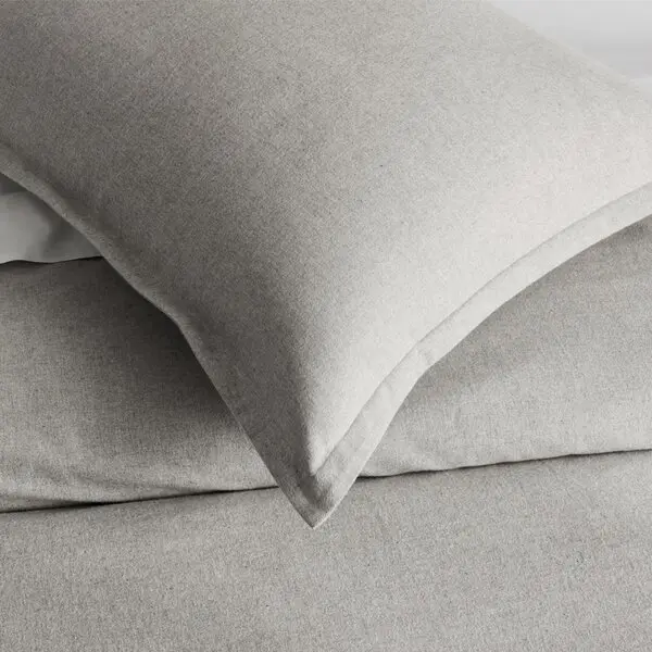 BOLL & BRANCH Flannel Duvet Cover Set, King/cal King