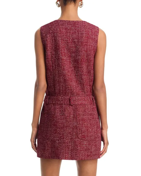 Aqua Tweed Mini Dress Exclusive