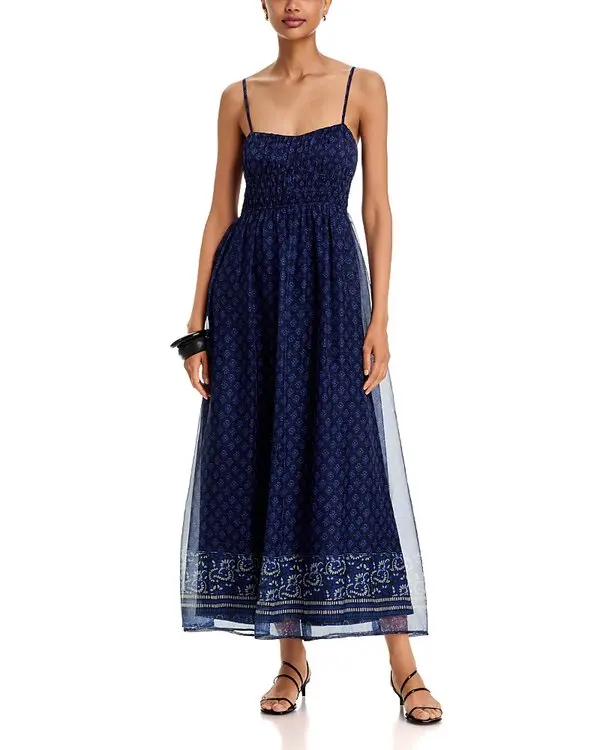 Aqua Boarder Maxi Dress Exclusive