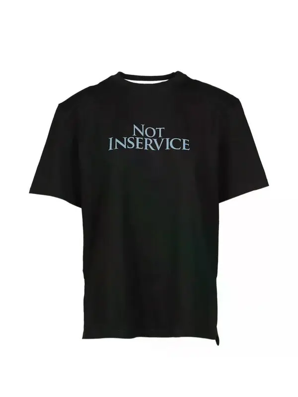 SRVC STUDIO Cut-out T-shirt - Black