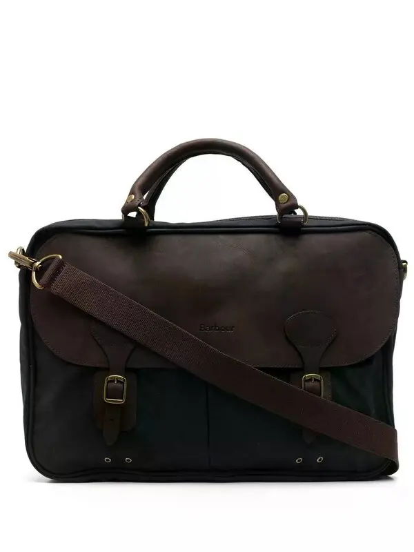 Barbour Wax Leather Briefcase