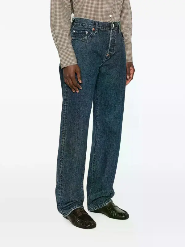 Kenzo Straight-leg Jeans With Signature Logo Embroidery