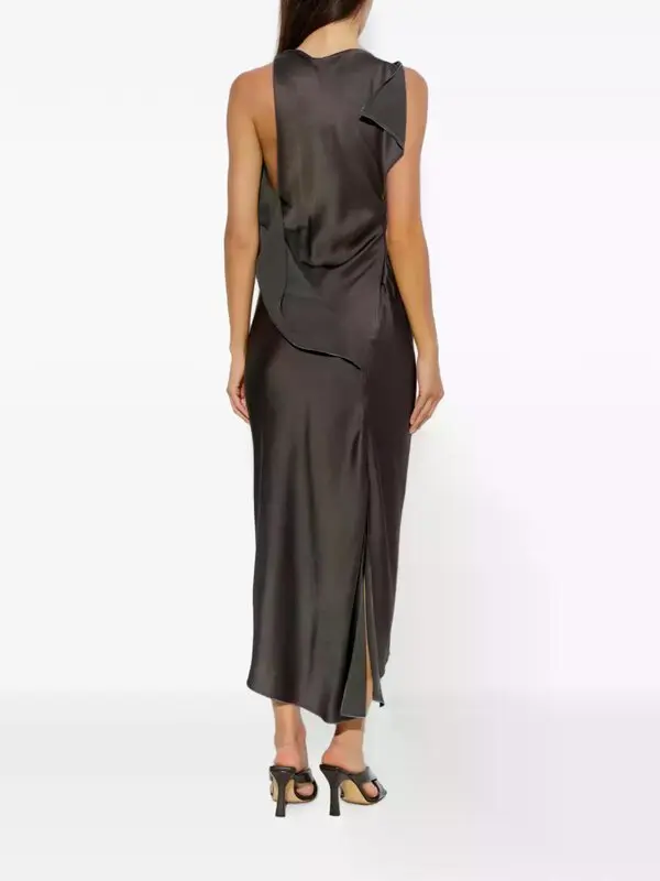 Victoria Beckham Kyra Asymmetric Ruffled Dress