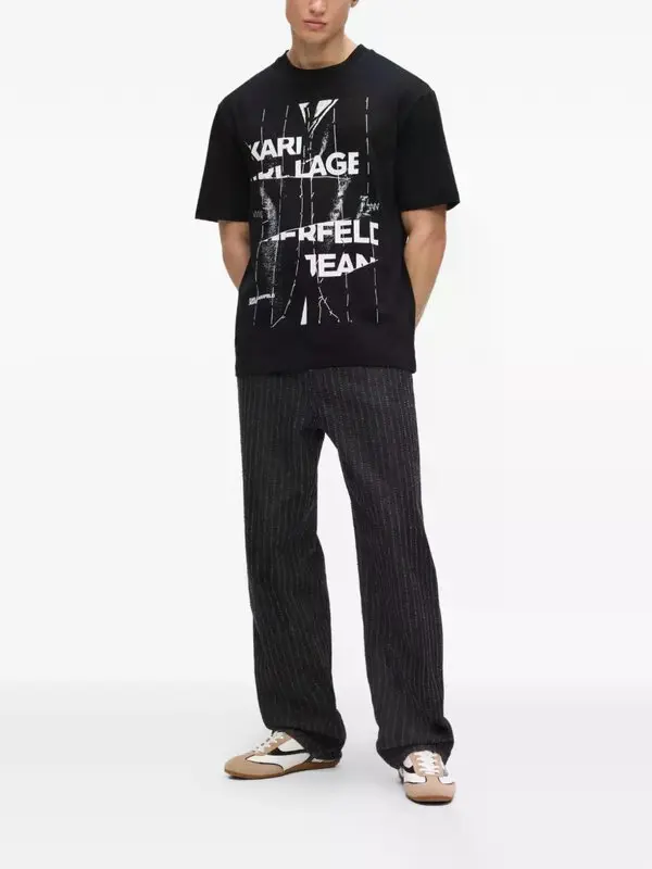 Karl Lagerfeld Graphic Cotton T-shirt