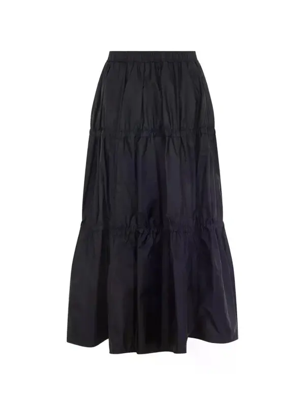 Moncler Tiered Drawstring Midi Skirt