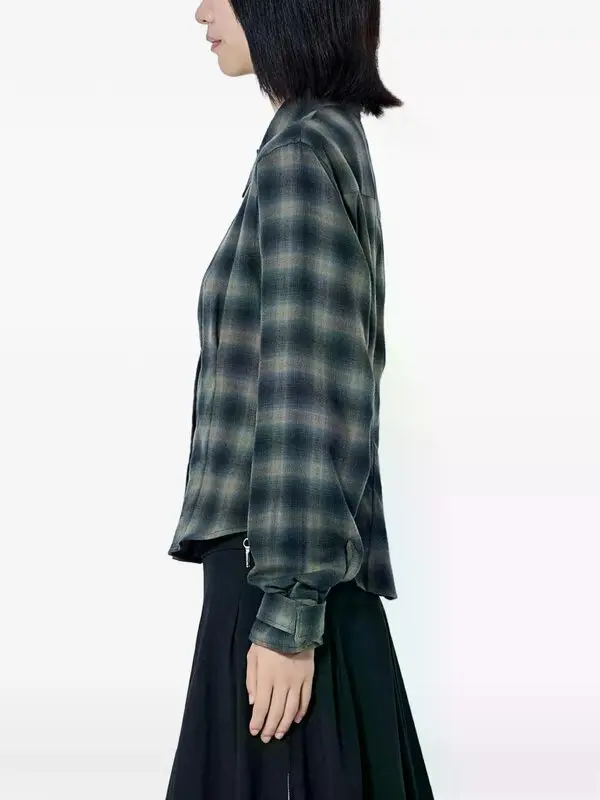 Our Legacy Check-print Button-down Shirt