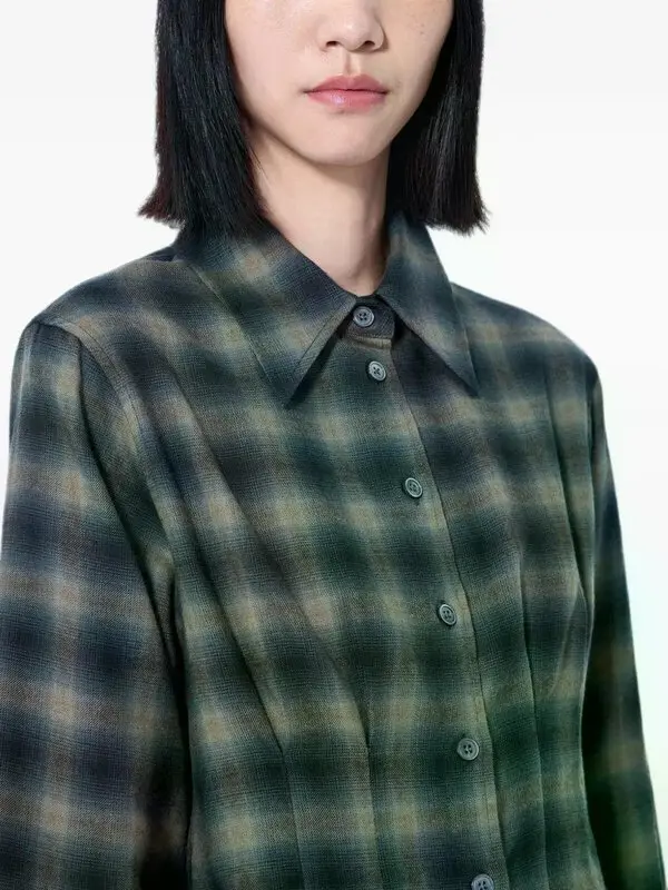 Our Legacy Check-print Button-down Shirt